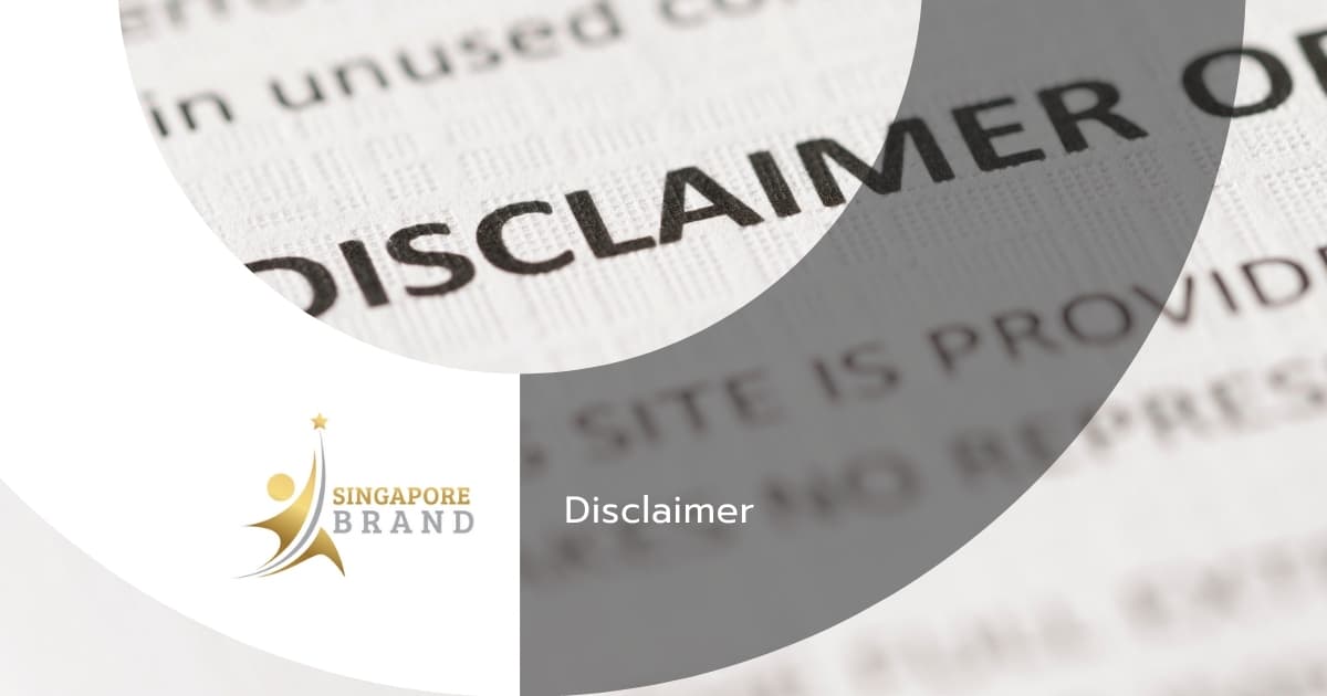 Singapore Brand Pte Ltd - Disclaimer