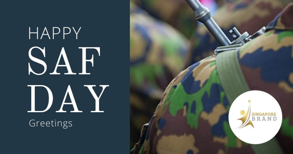 SAF Day Greetings - SAF Day by Singapore Brand