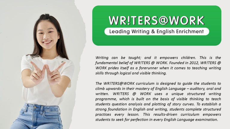 WR!TERS@WORK Enrichment Centre Review & Class Details